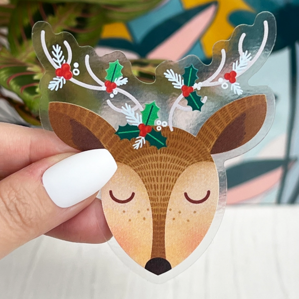 Reindeer Sticker - Cheerfetti Gift Co.